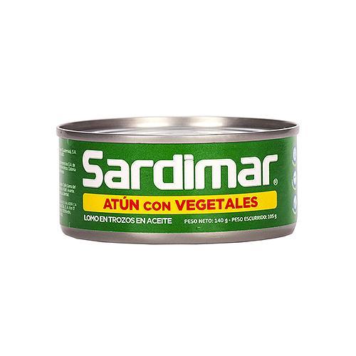 La Torre | Atún Aceite Lomo Trozos Vegetales Sardimar