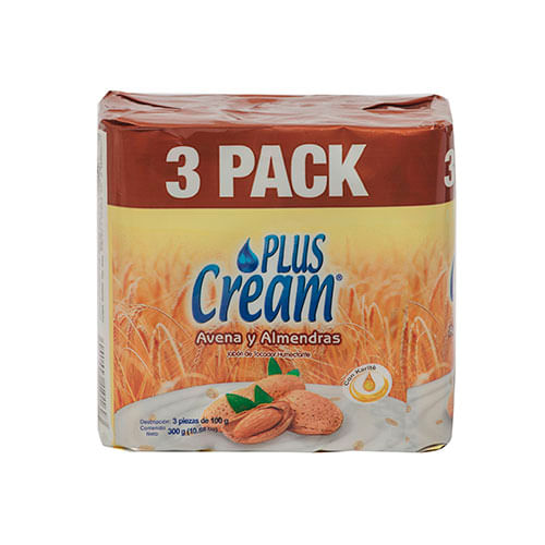 La Torre | Jabón Pastilla Avena Almendra Plus Cream 3 Pack