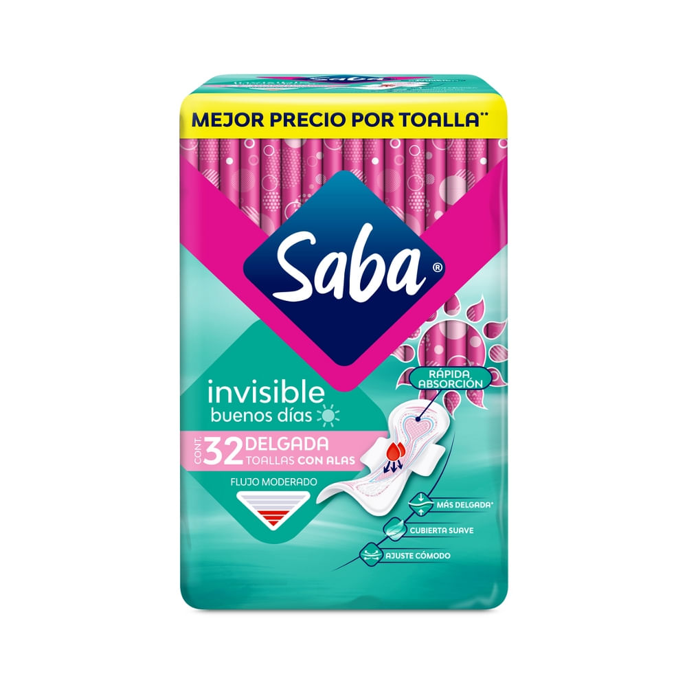 La Torre | Toalla Femenina Invisible Saba