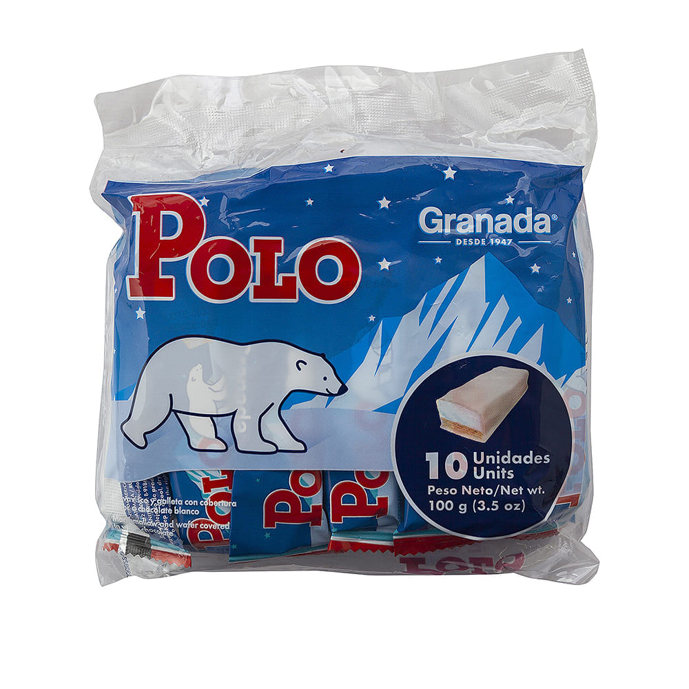 La Torre | Granada Chocolate Blanco Polo 10 Pack