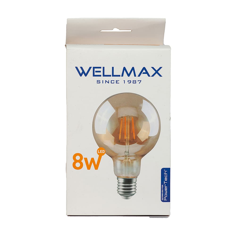 La Torre | Foco Led 8W Vintage Globo Wellmax