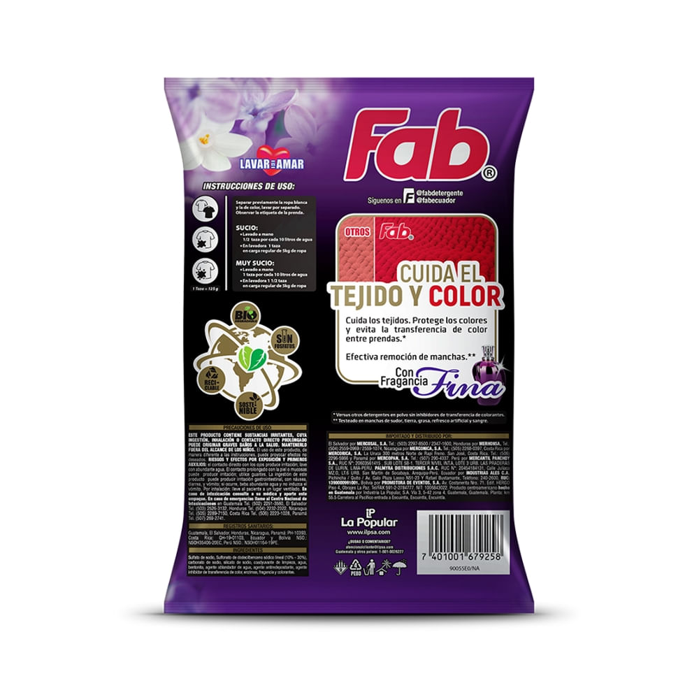 La Torre | Detergente Polvo Luxury Black Orchid Fab