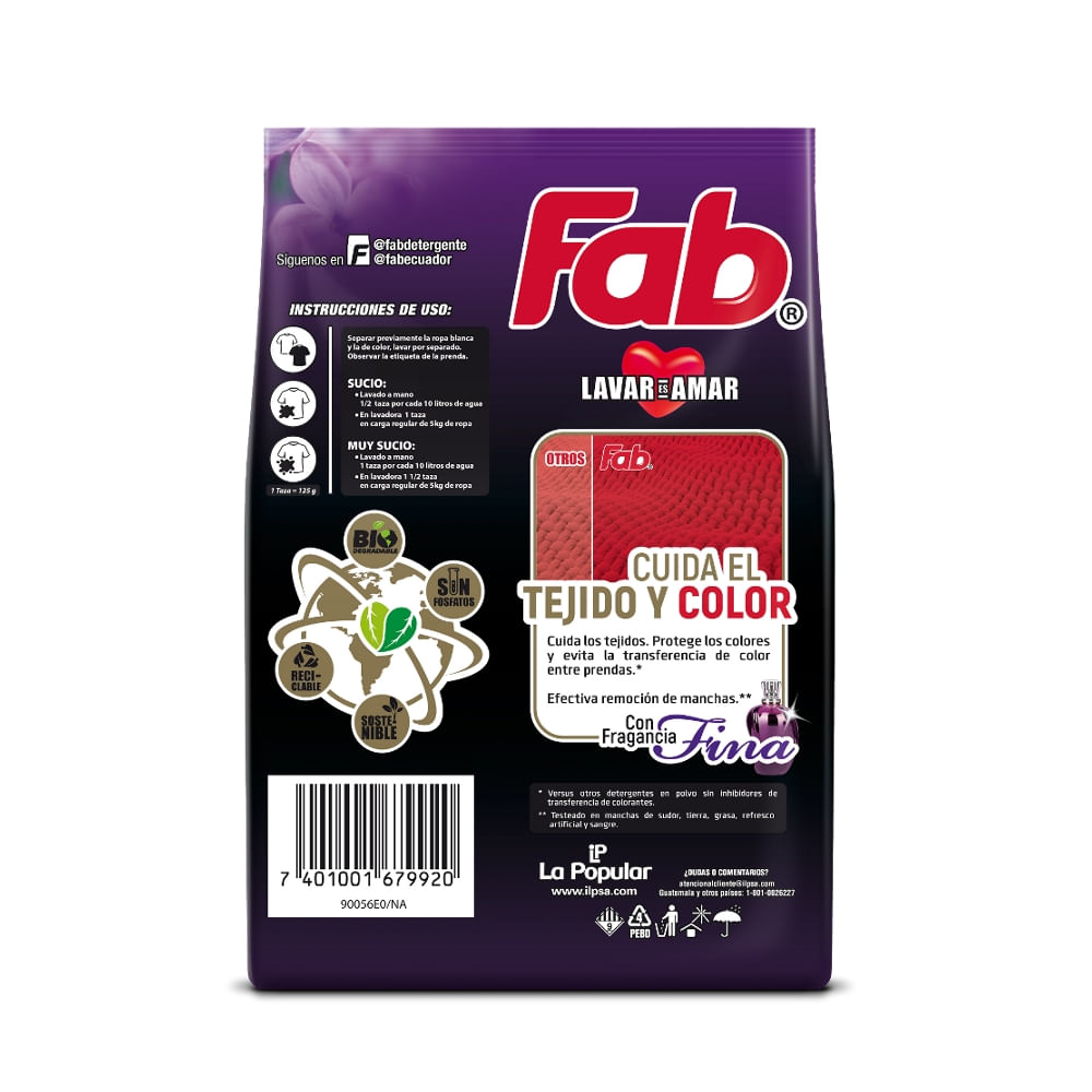 La Torre | Detergente Polvo Luxury Black Orchid Fab