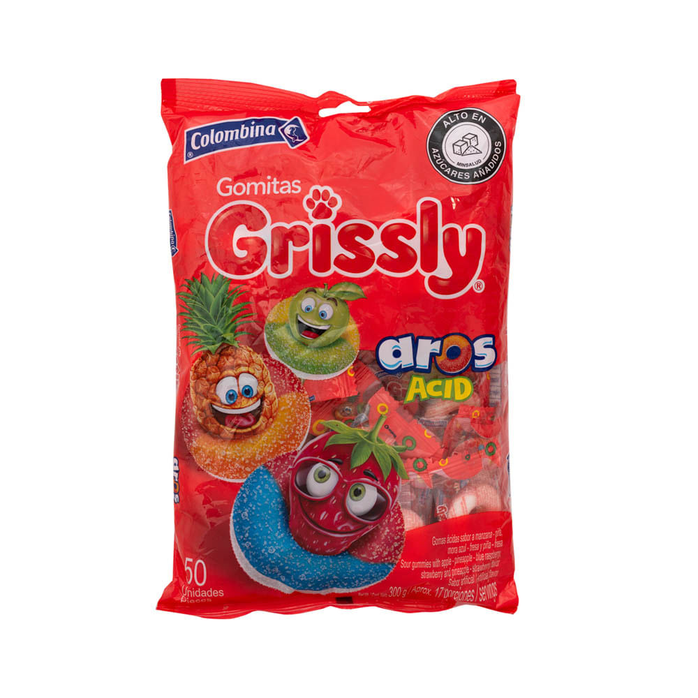 La Torre | Gomitas Aros Ácidos Grissly La Torre | Gomitas Aros Ácidos Grissly