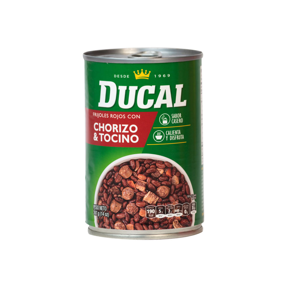 La Torre | Frijoles Enteros Rojos Chorizo Y Tocino Ducal