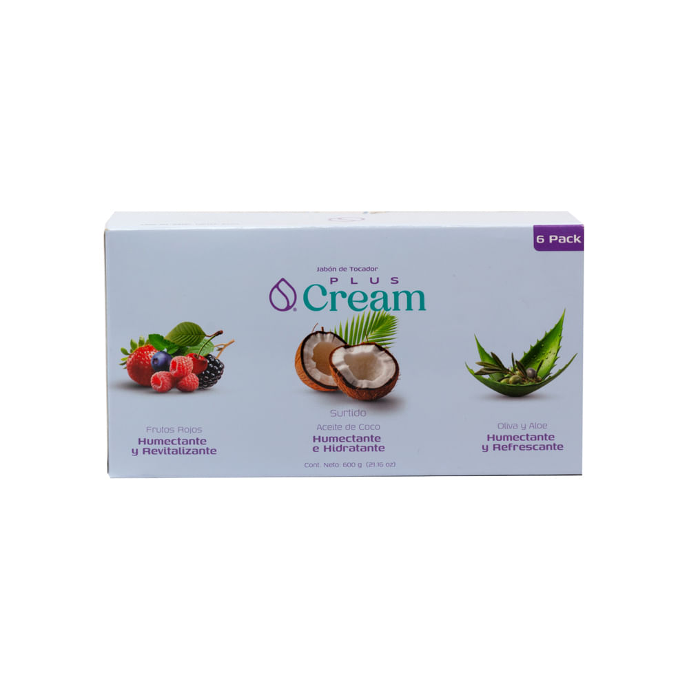 La Torre | Jabón Pastilla Surtido Plus Cream 6 Pack