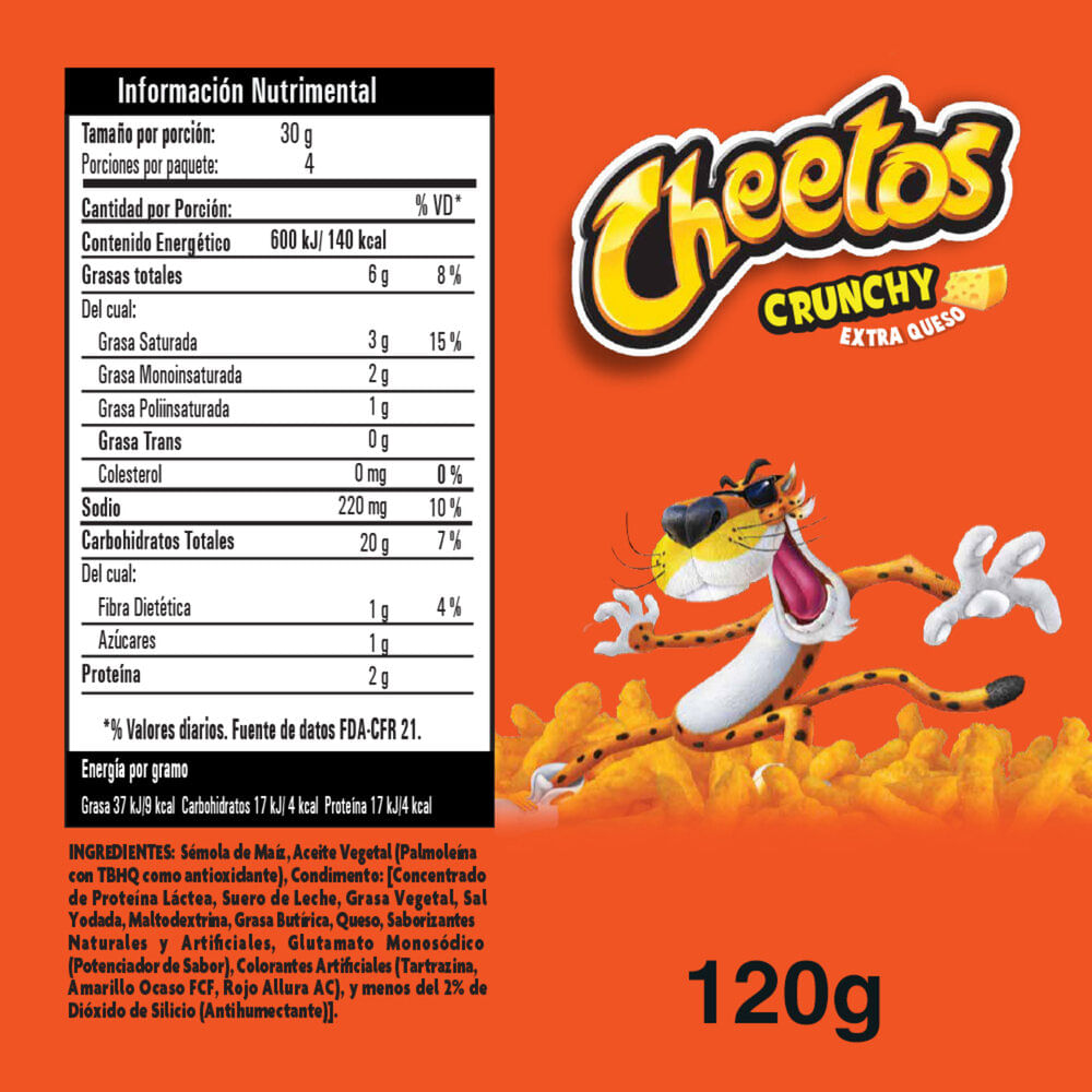 La Torre | Boquitas Cheetos Crunchy Extra Queso