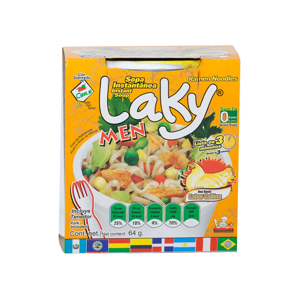 La Torre | Sopa Instantánea Gallina Laky Men
