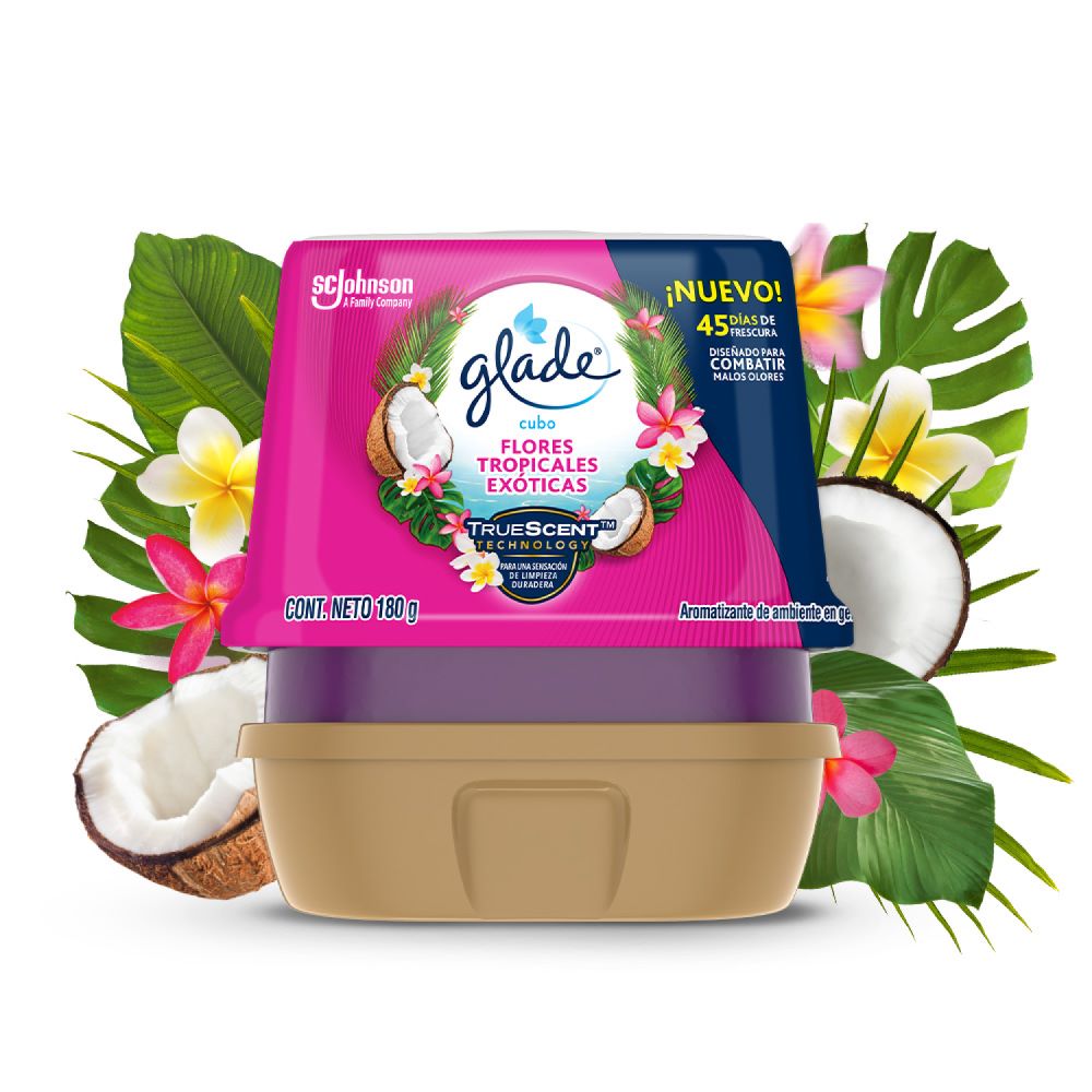 La Torre | Aromatizante Flores Tropicales Exóticas Cubo Glade