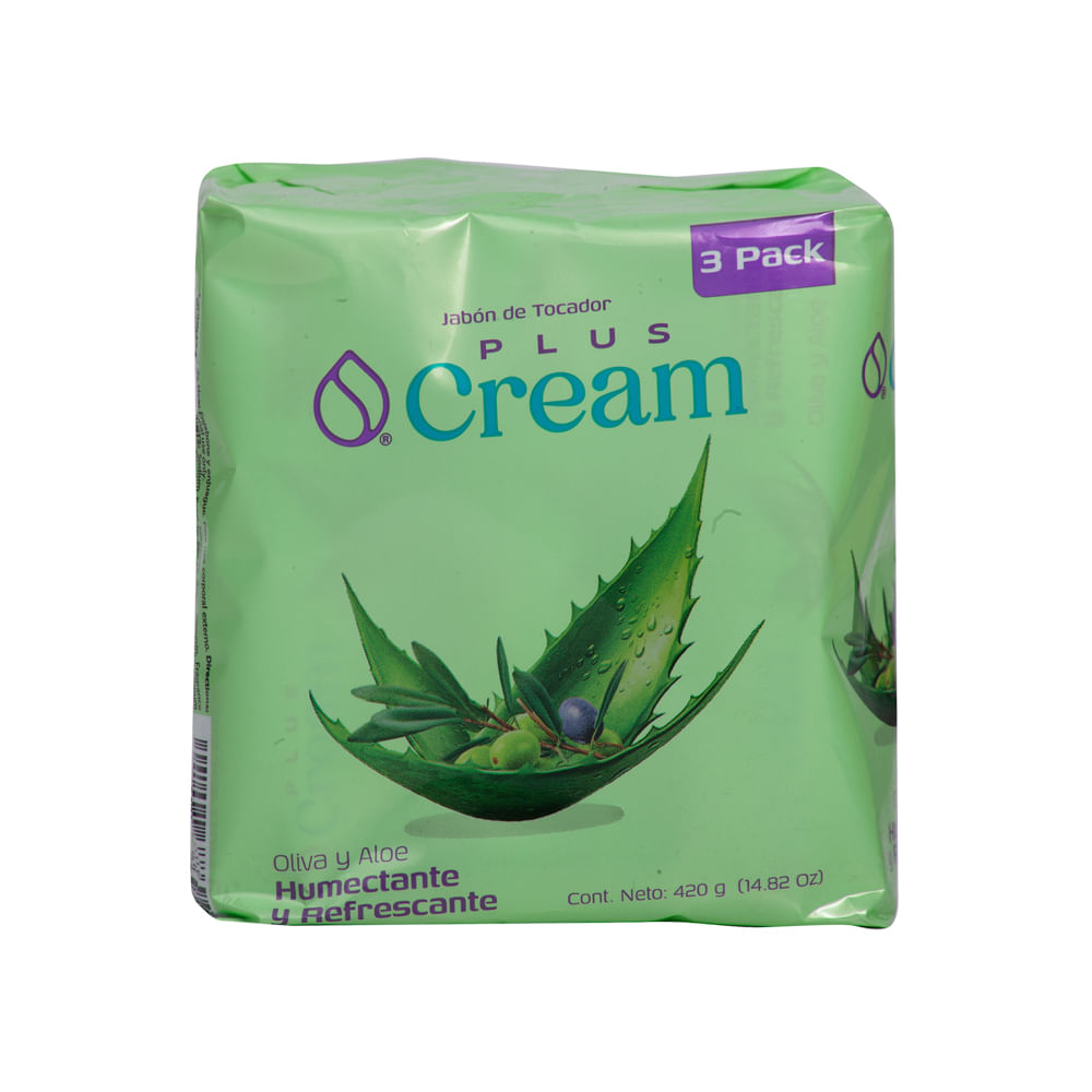 La Torre | Jabón Pastilla Oliva Y Aloe Plus Cream 4 Pack