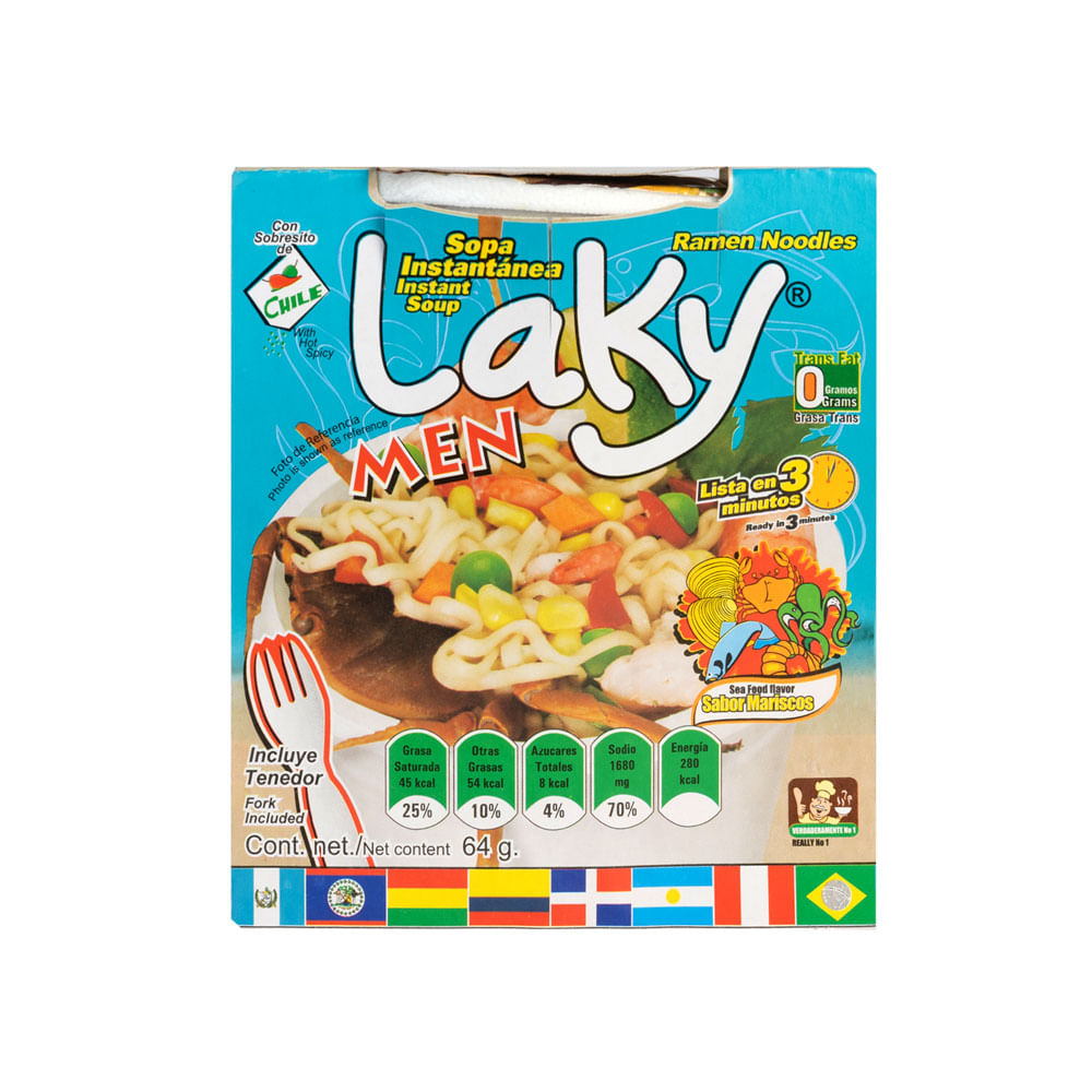 La Torre | Sopa Instantánea Mariscos Laky Men