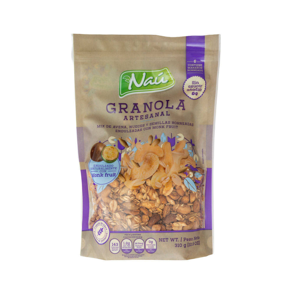 La Torre | Granola Artesanal Endulzada Con Monk Fruit Nau